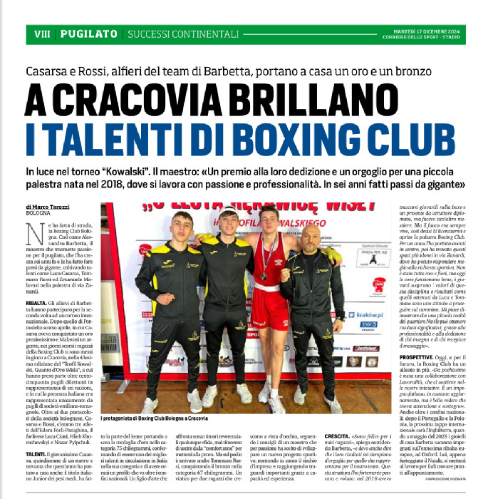 Galleria :: Boxing Club Bologna